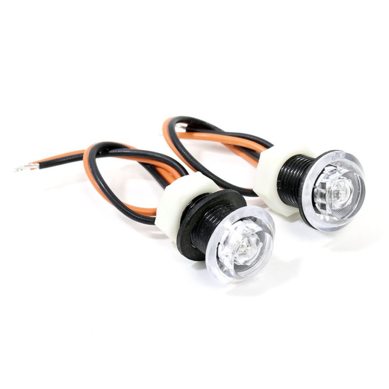 CLEAR LED BLINKERS W/ AMBER LED PAIR