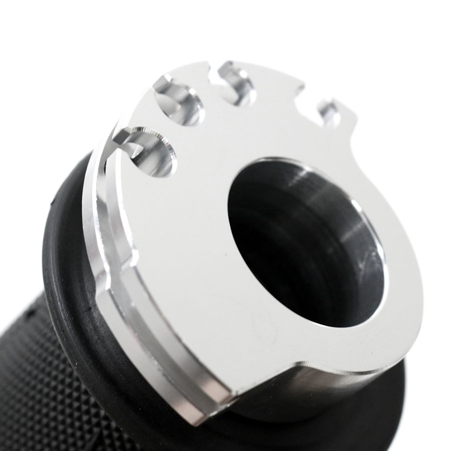 NCY Throttle & Grip Set (Black, Bearing Style, 7/8")