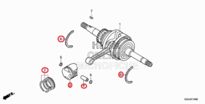 Genuine OEM Honda NPS50/S Ruckus Engine Rebuild Kit 2003+ - The Ruck Shop