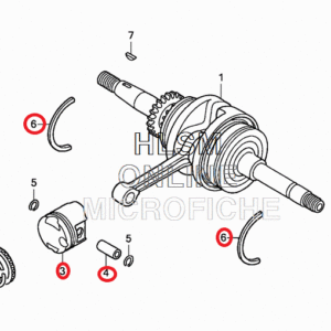Genuine OEM Honda NPS50/S Ruckus Engine Rebuild Kit 2003+ - The Ruck Shop