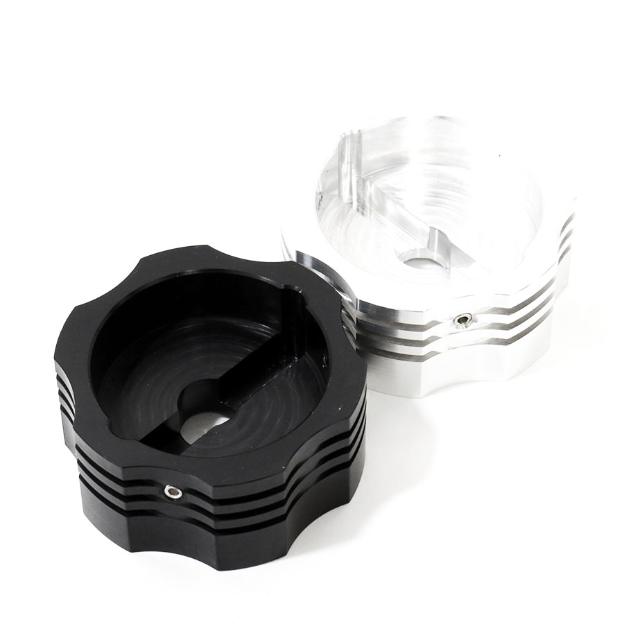 Billet Revolver Gas Cap Cover for Honda Ruckus No cutting tabs-Black ...