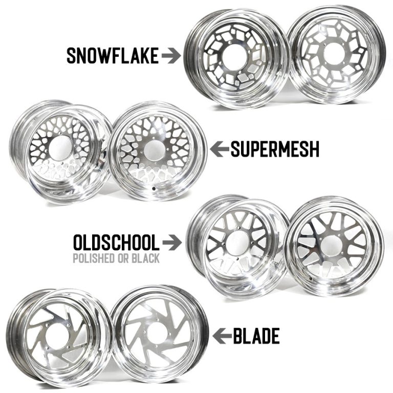 Grom MSX 125 12x6 Rear 12x4 Front Wheel Package 4 designs Fits 2014 ...