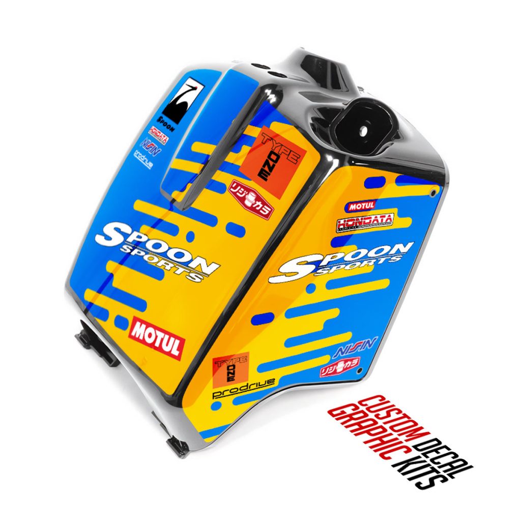 Custom Decal Graphic Kits for 2003 - Present for Honda Ruckus 12 pieces ...