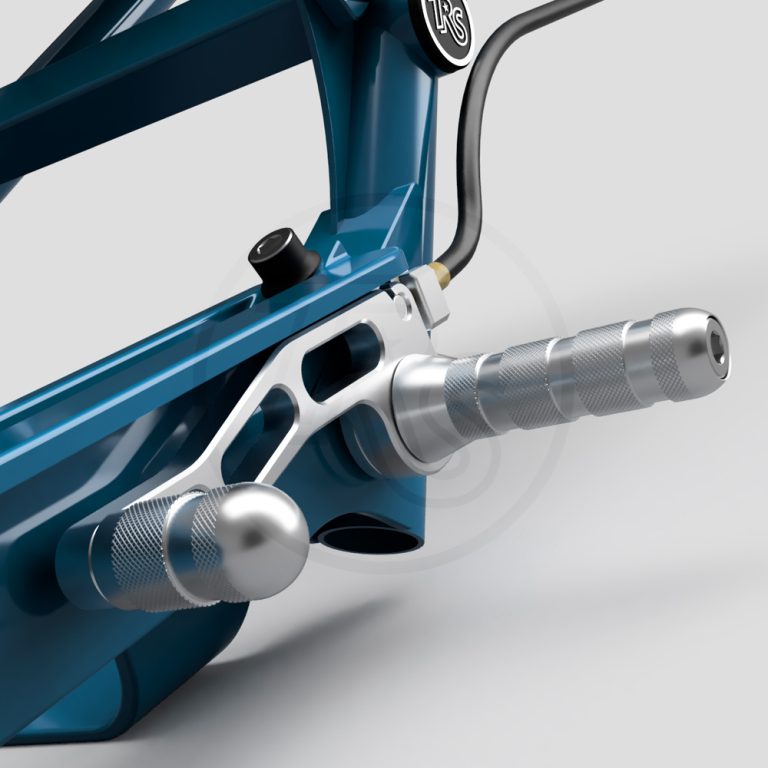 Honda Ruckus Rear Foot Brake Left Side Raw or Black - The Ruck Shop