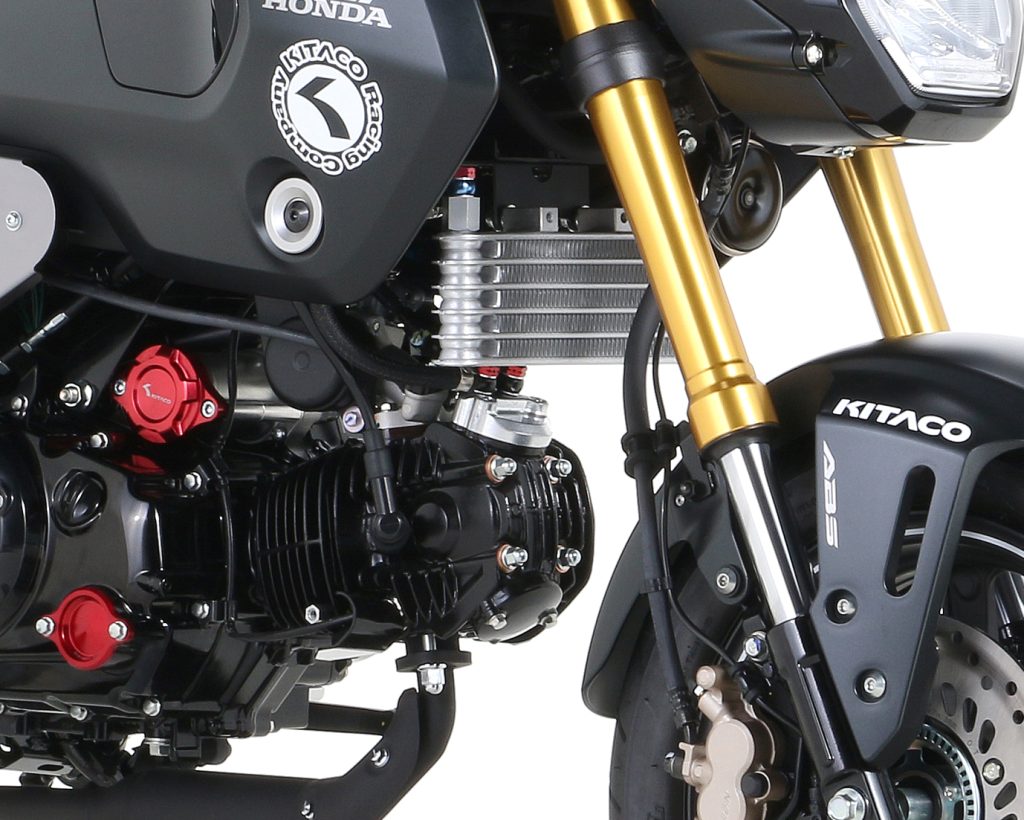 Kitaco 5 ROW Super Oil Cooler 2022+ GROM (use with STOCK HEAD) - The ...