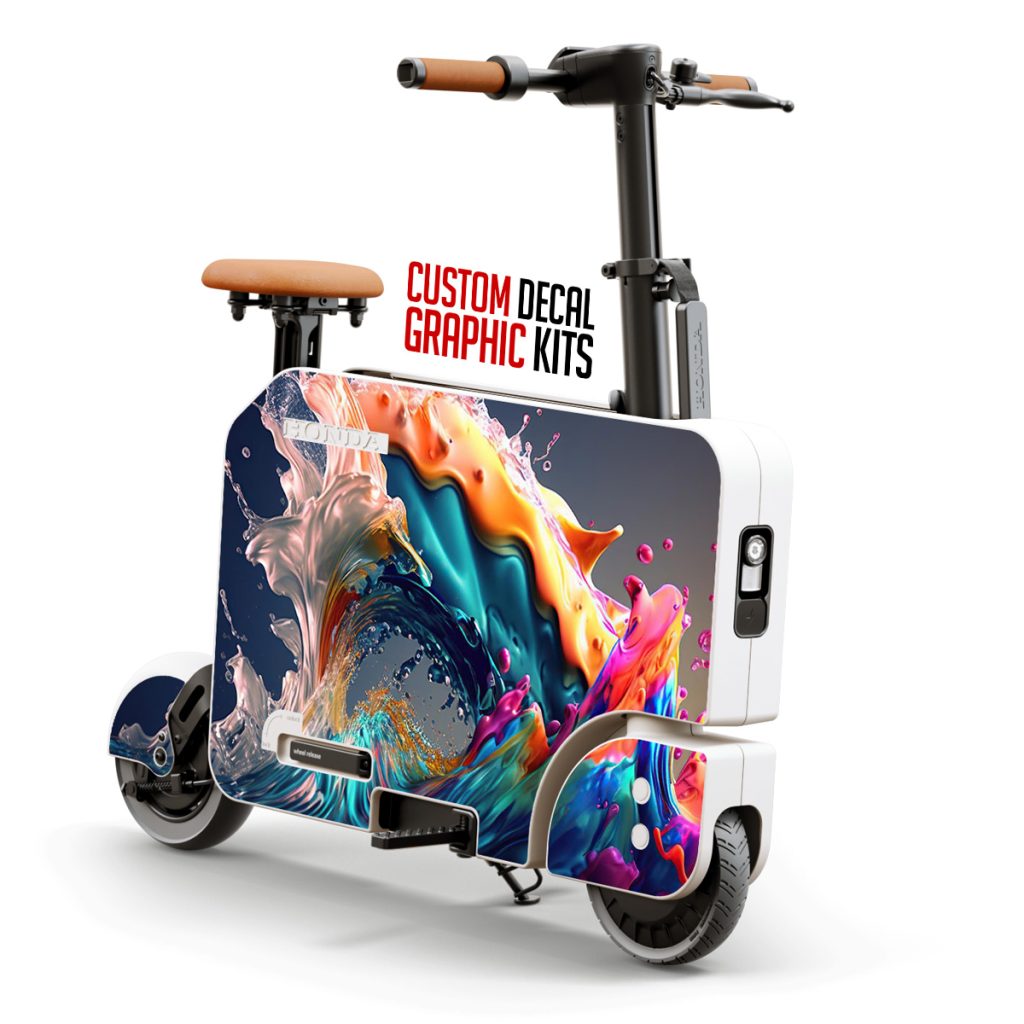 Custom Decal Graphic Kit for Honda Motocompacto with applicator - The ...