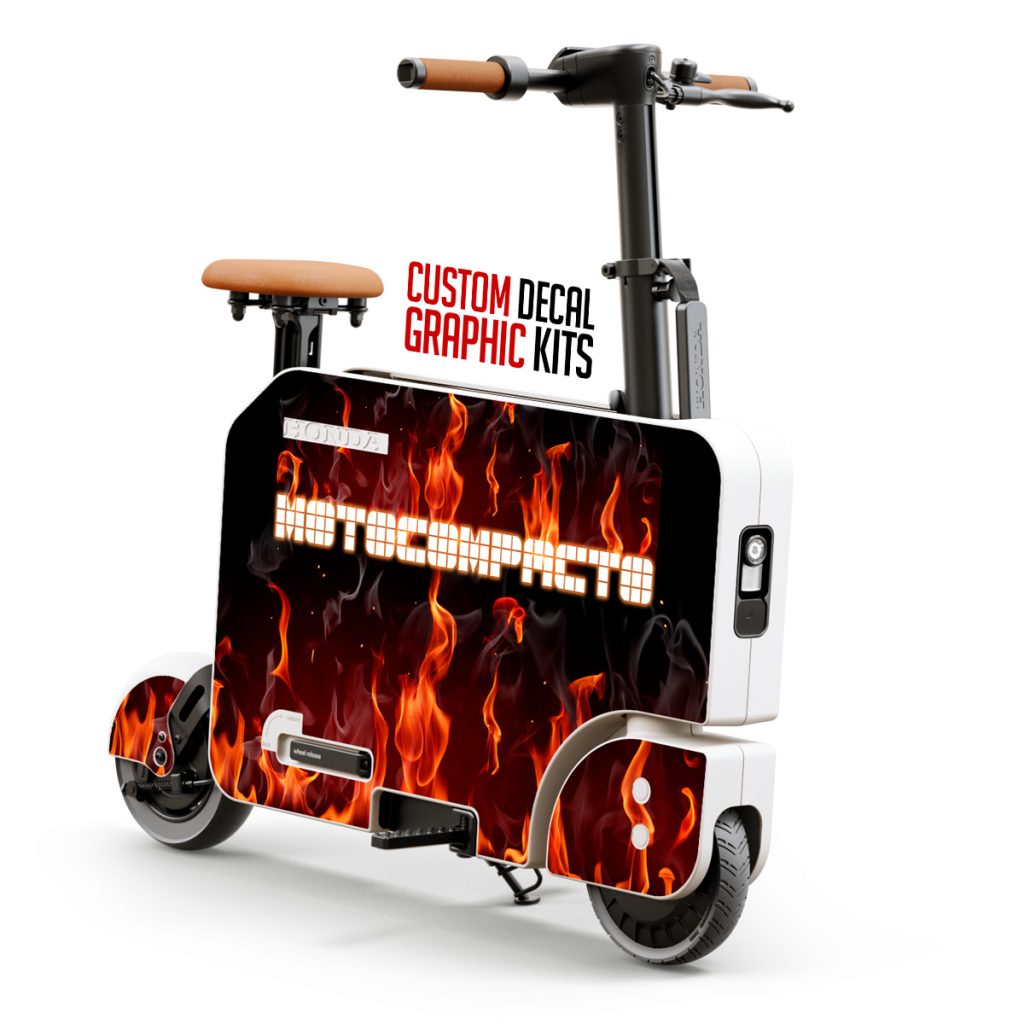 Custom Decal Graphic Kit for Honda Motocompacto with applicator - The ...