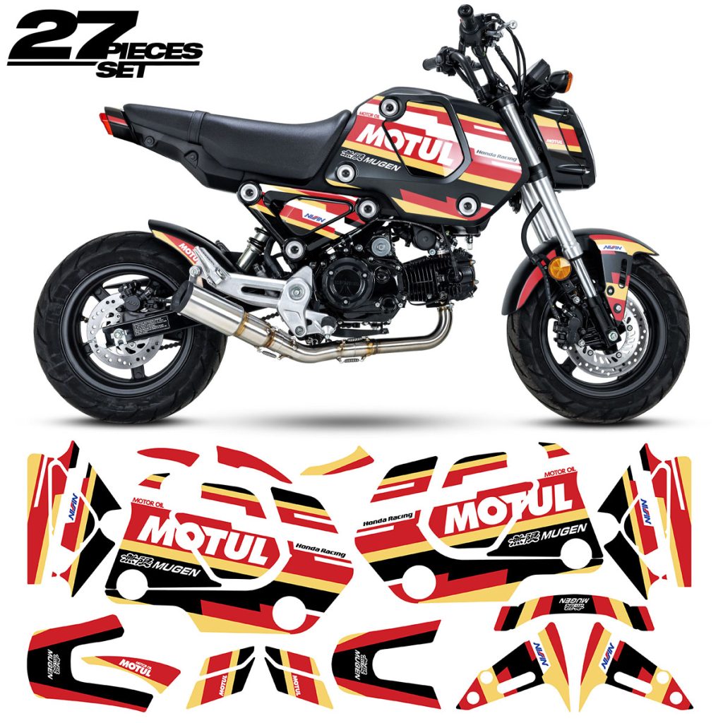 Honda Grom MSX 125 Decals Stickers Graphic Kit 2022 & Up - The Ruck Shop
