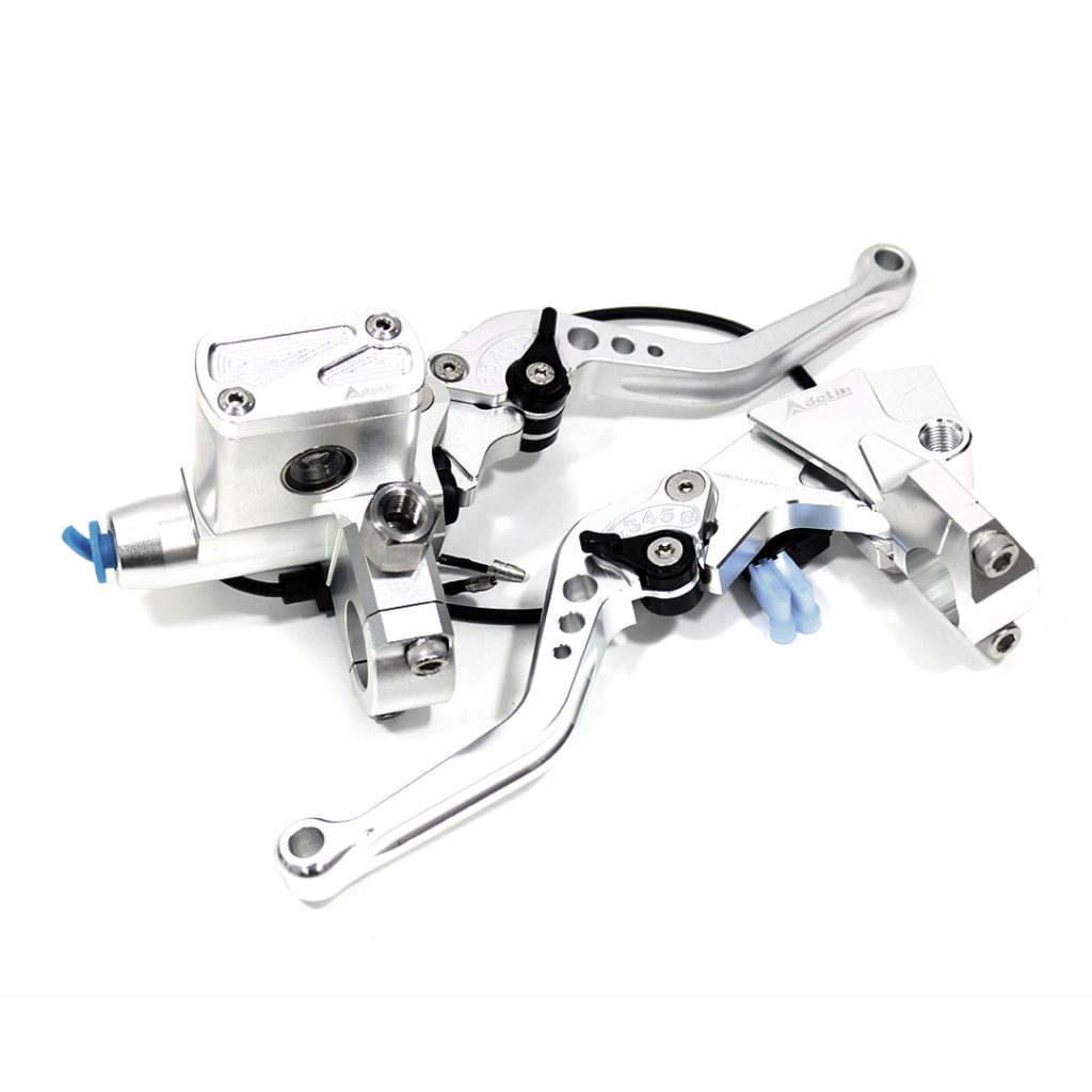 CNC Billet Control levers for Drum / Disc Black 7/8 bar BLACK OR POLISHED