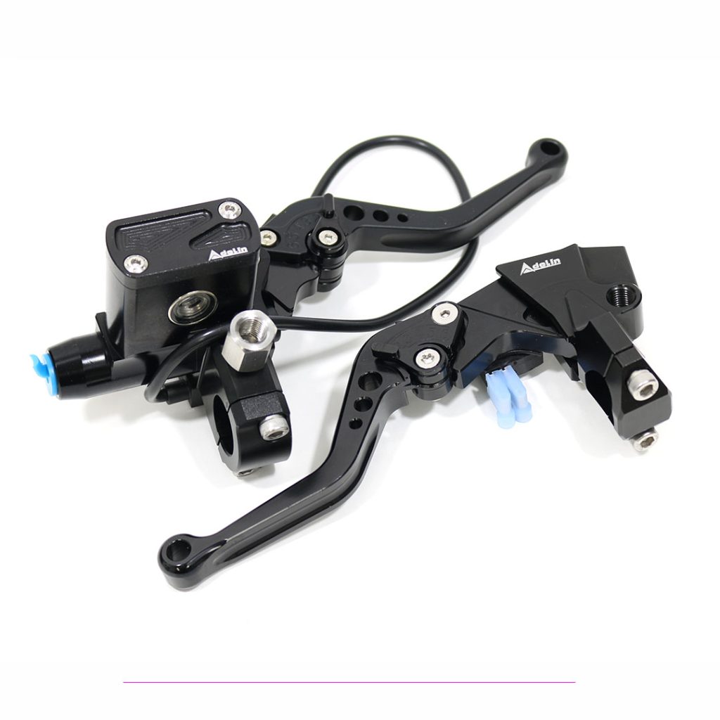 CNC Billet Control levers for Drum / Disc Black 7/8 bar BLACK OR POLISHED